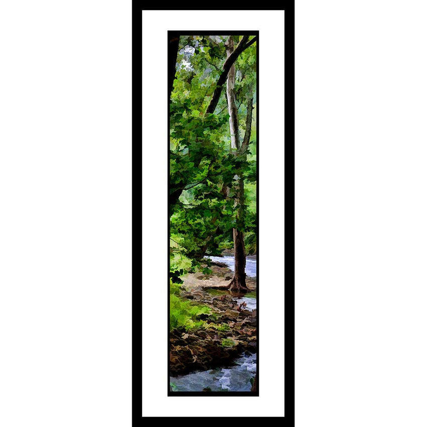 Summer Stream - Vertical panoramic wall art – Serenity Scenes ...
